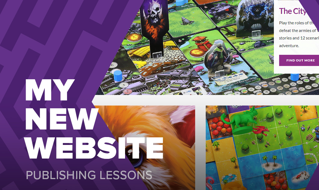 Designing a board game publishers’ website - The City of Games