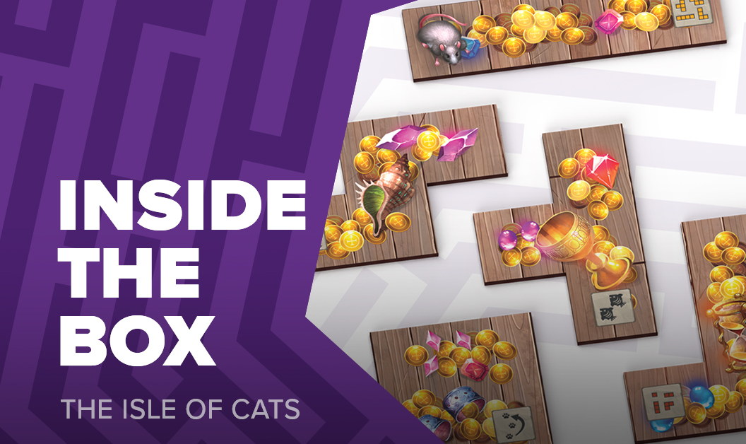 Inside the Treasure Pack box - The City of Games